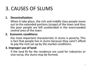 Slums presentation | PPTX