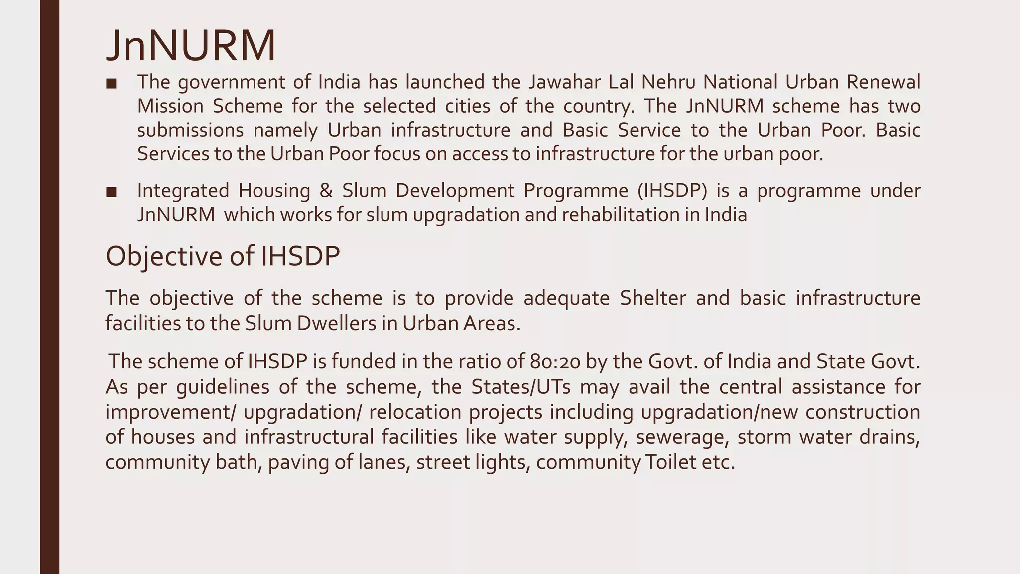 Slum upgradation | PPTX