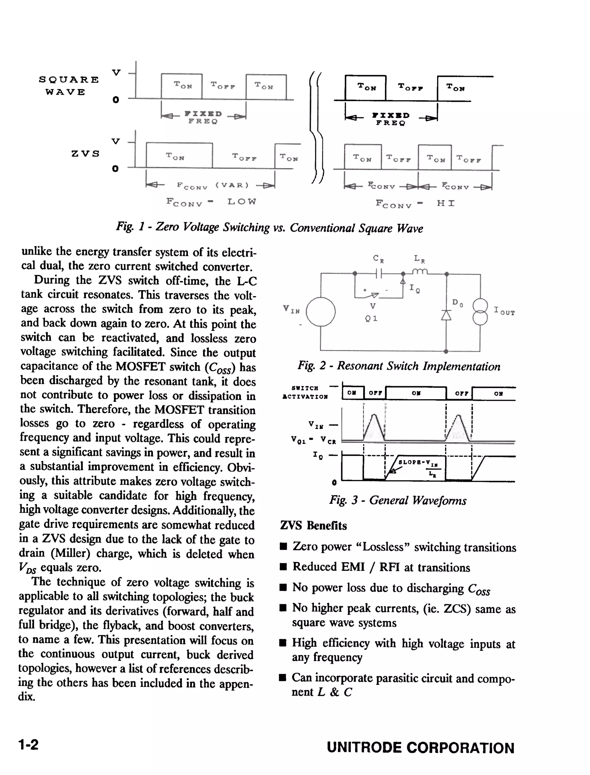 Zero voltage switching resonant power conversion | PDF