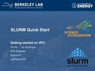 Slurm @ 2018 LabTech | PPTX