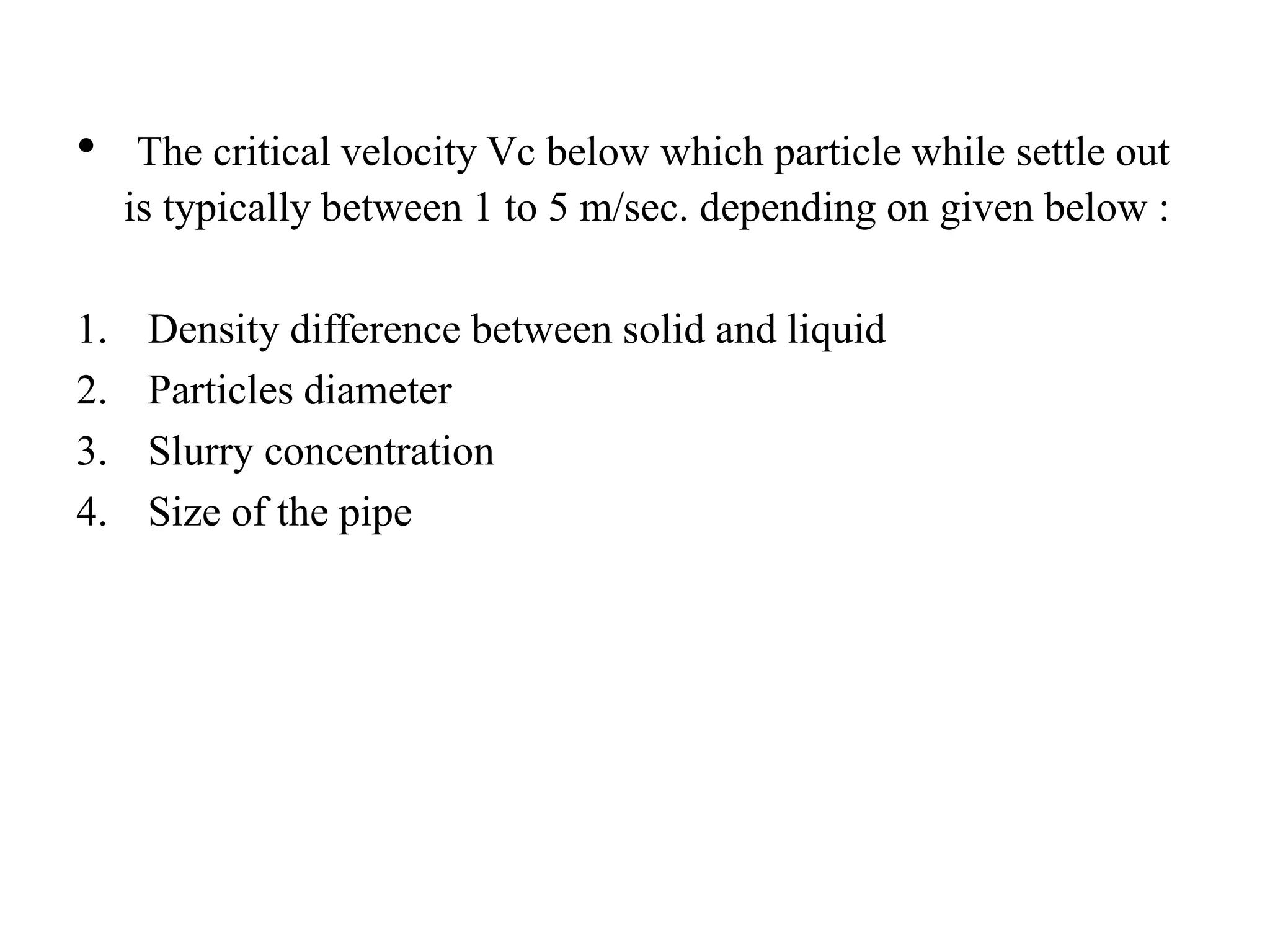 Slurry and pneumatic conveying | PPTX | Physics | Science