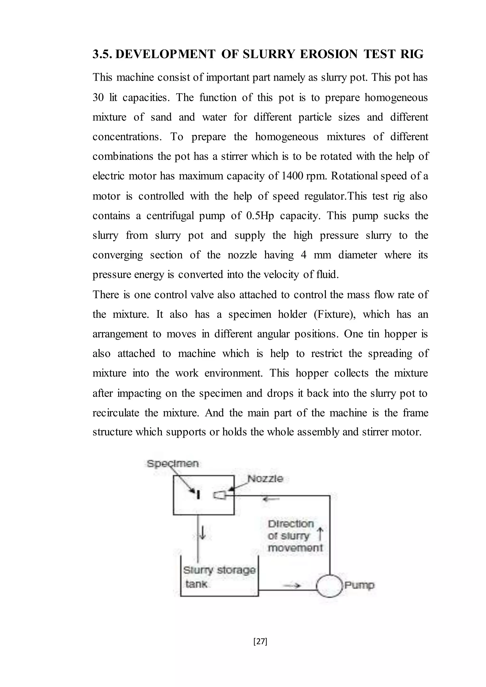 Slurry erosion test rig | DOCX