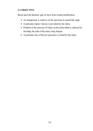 Slurry erosion test rig | DOCX
