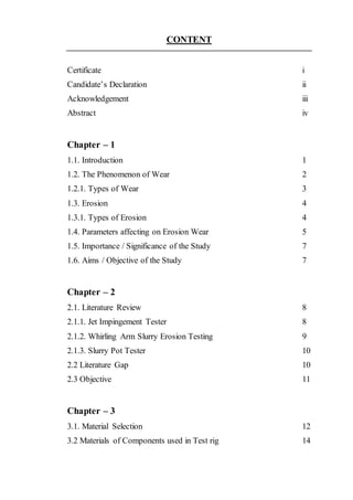 Slurry erosion test rig | DOCX
