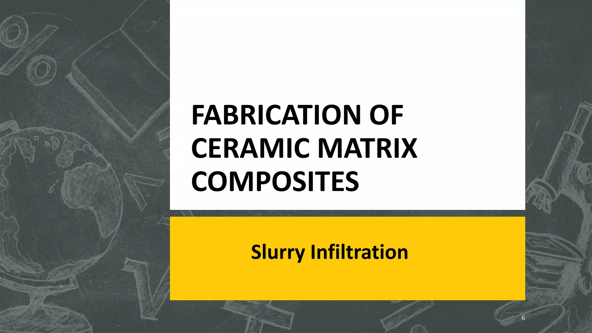 Slurry infiltration methods for fabrication of ceramic matrix ...