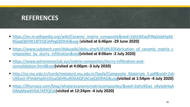 Slurry infiltration methods for fabrication of ceramic matrix ...