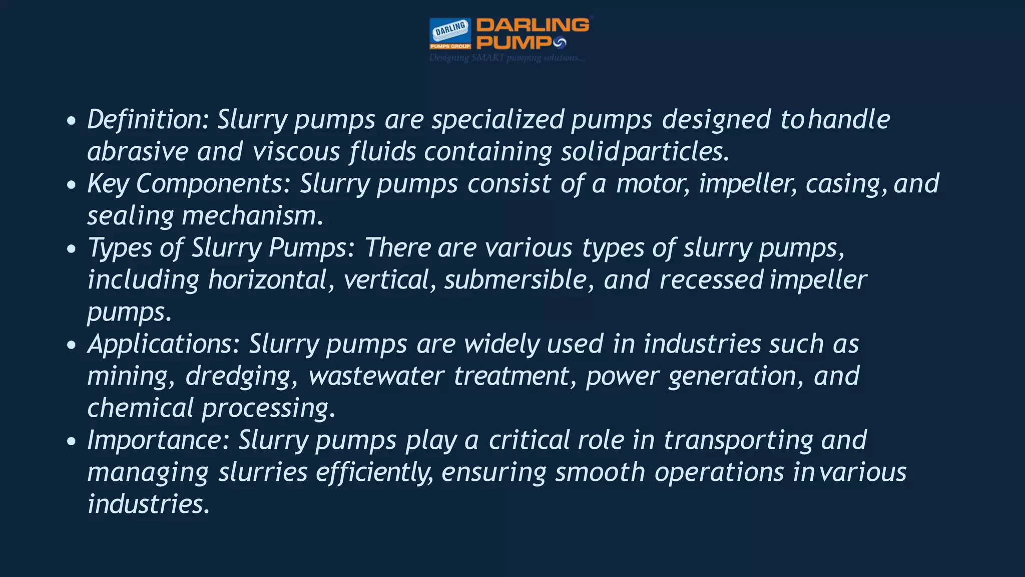 Slurry Pumps Introduction and Overview.pptx