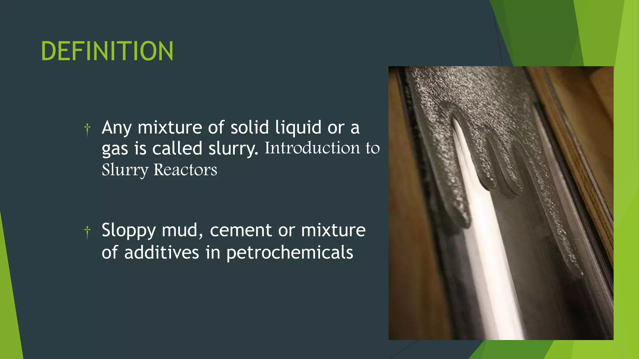 Slurry reactor Presentation Chemical Engineering CL311 | PPTX