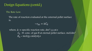 Slurry reactor Presentation Chemical Engineering CL311 | PPTX