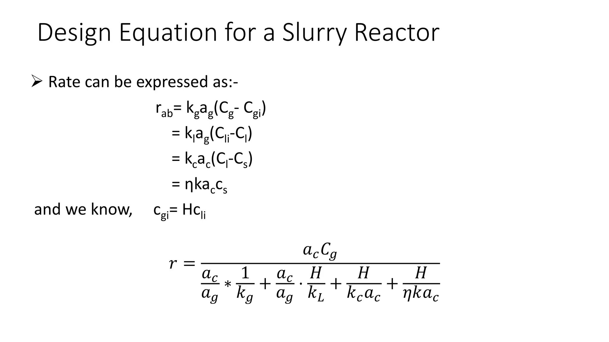 Slurry reactors | PPTX