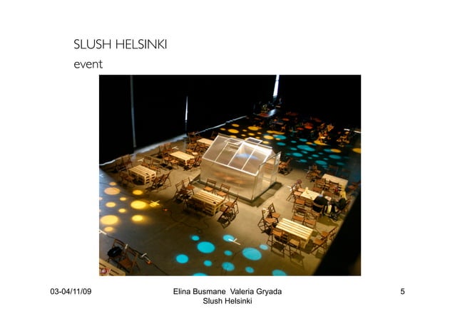 Slush Event Spatial design | PDF
