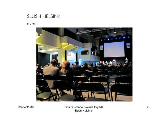 Slush Event Spatial design | PDF