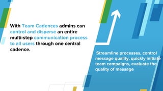 SalesLoft Team Cadences | PDF