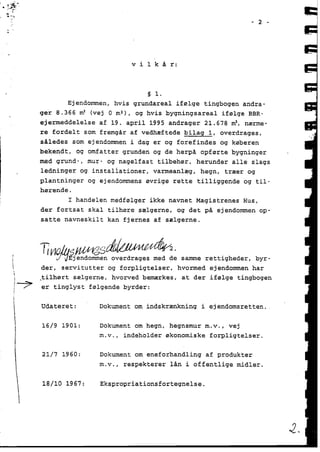 Overdragelsesdokument (slutseddel) MagHus og DFE bilag 1 | PDF