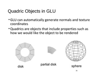 Curves and surfaces in OpenGL | PPT