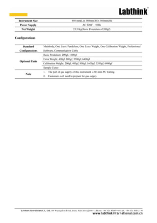 Films and paper tear strength tester | PDF