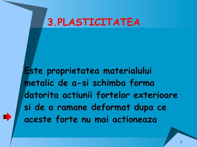Proprietatile mecanice ale metalelor | PPT
