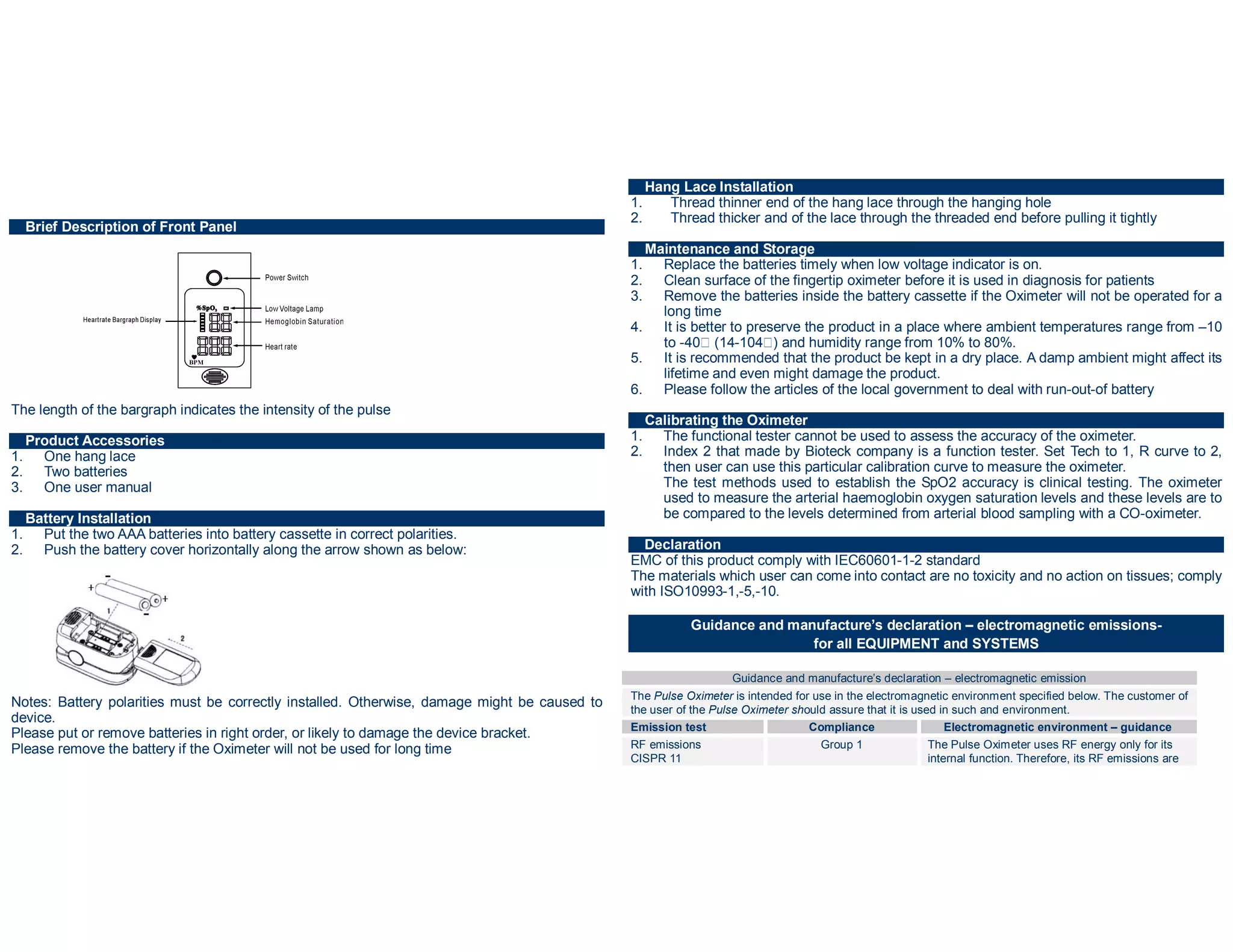 Sm 110 pulse oximeter | PDF