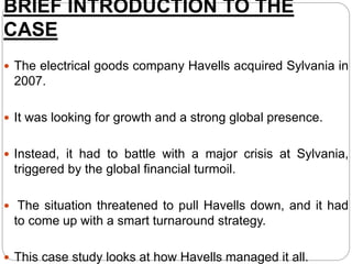 havells turnaround | PPTX