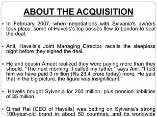 havells turnaround | PPT