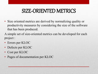 Software Metrics - Software Engineering | PPTX | Computer Software and Applications | Computing