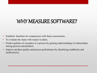 Software Metrics - Software Engineering | PPTX | Computer Software and Applications | Computing