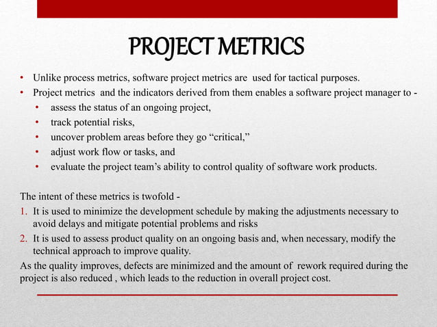 Software Metrics - Software Engineering | PPT