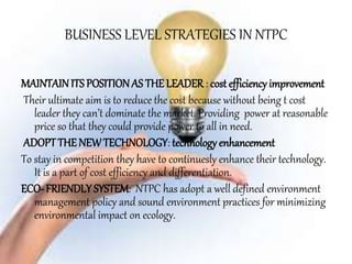 Strategic analysis of NTPC Ltd. | PPTX