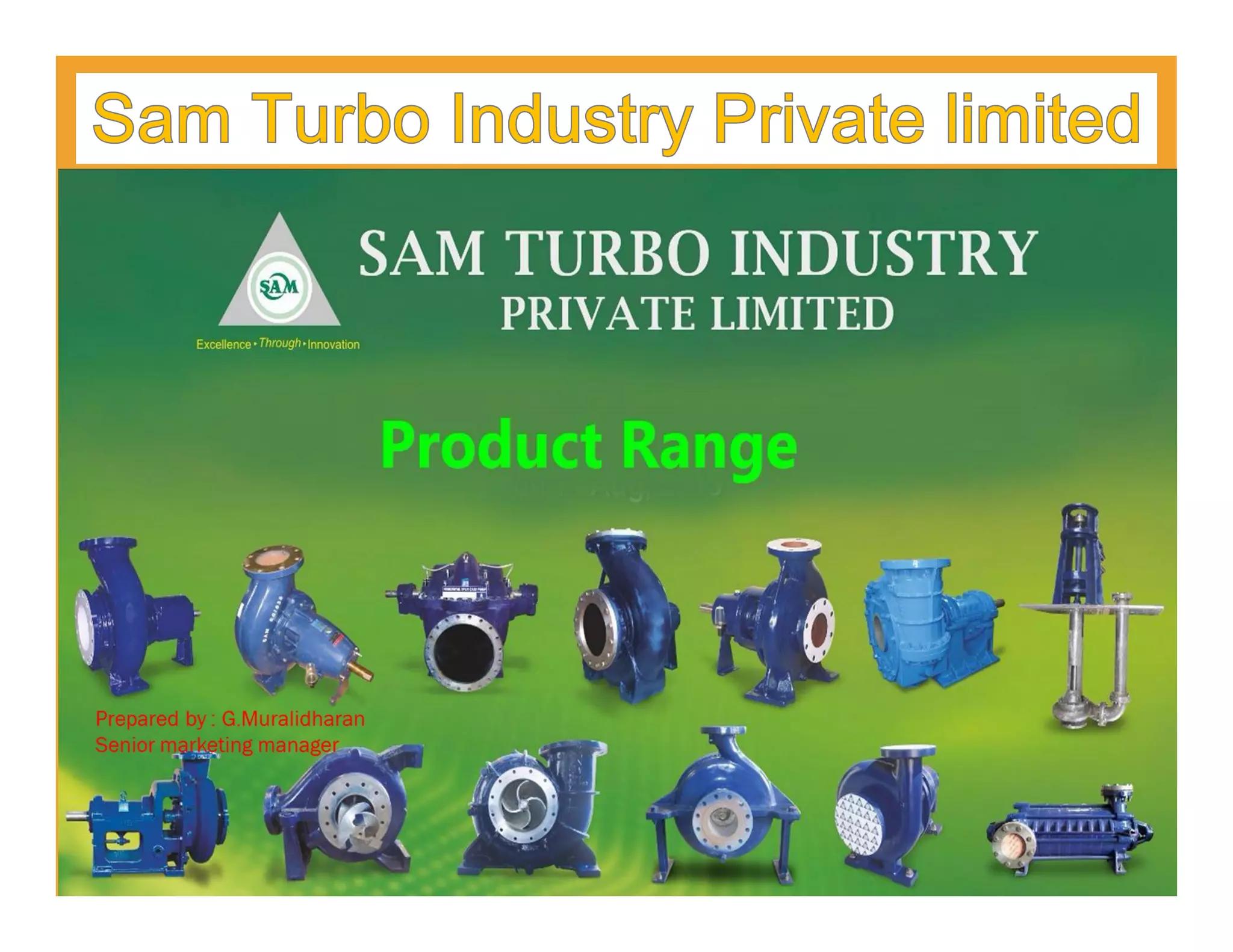 Sam Turbo Pumps for Steel Plant | PDF