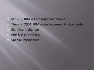 The man who turned IBM Around | PPTX