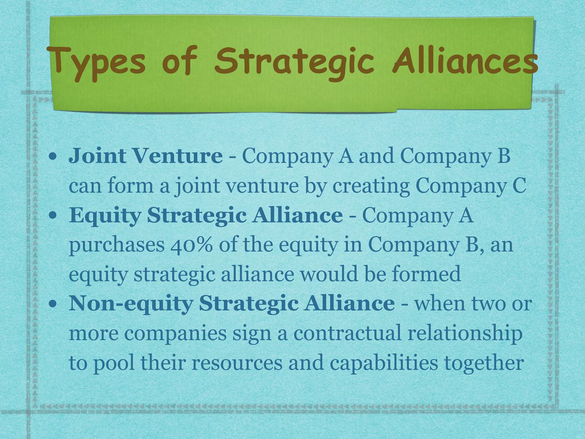 strategic alliance, merger and acquisition strategy | PDF