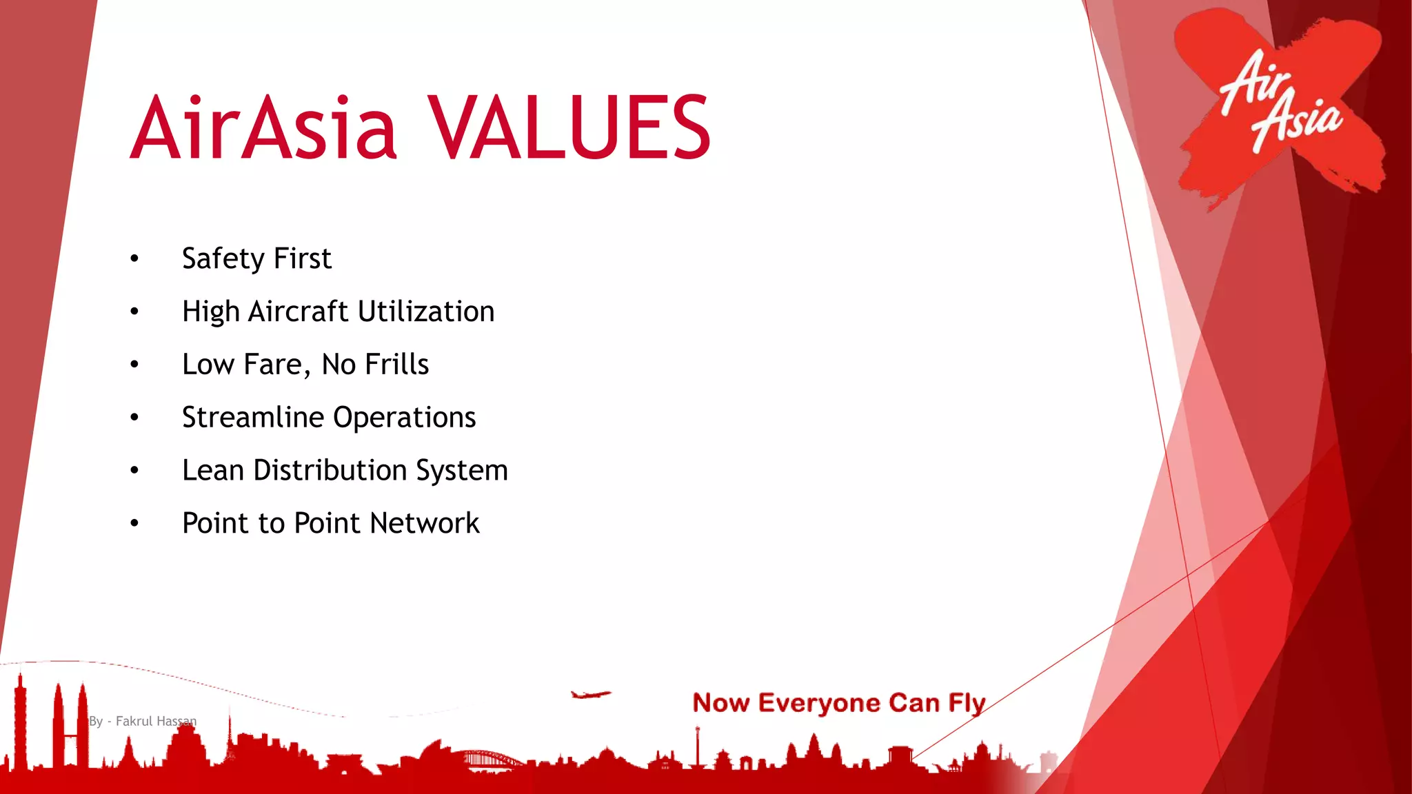 Low Cost Leadership Analysis On AirAsia - Presentation | PPTX