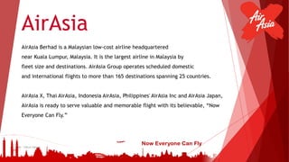 Low Cost Leadership Analysis On AirAsia - Presentation | PPTX