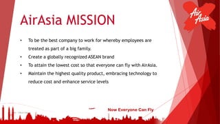 Low Cost Leadership Analysis On AirAsia - Presentation | PPTX