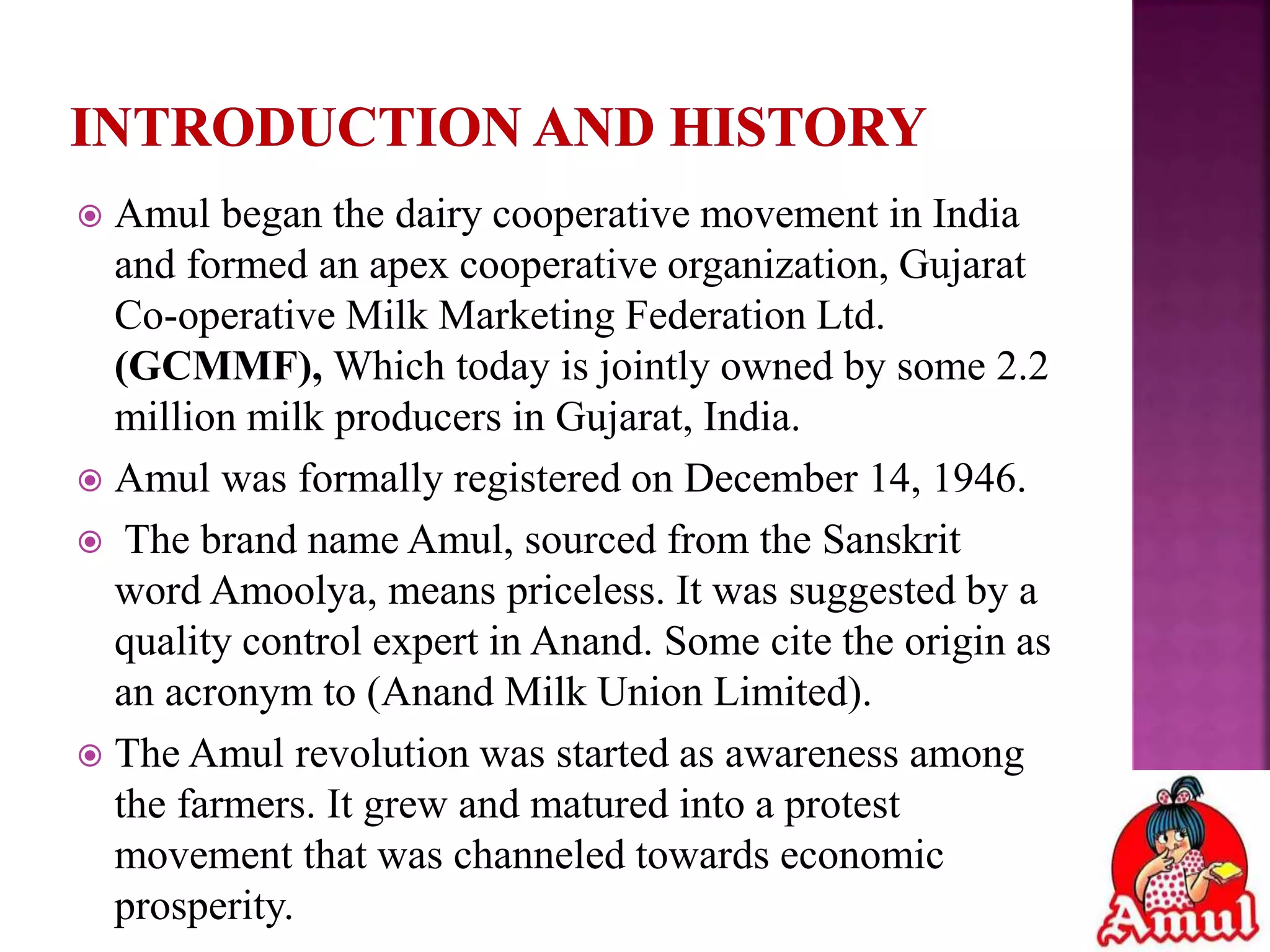 AMUL marketing strategy | PPTX