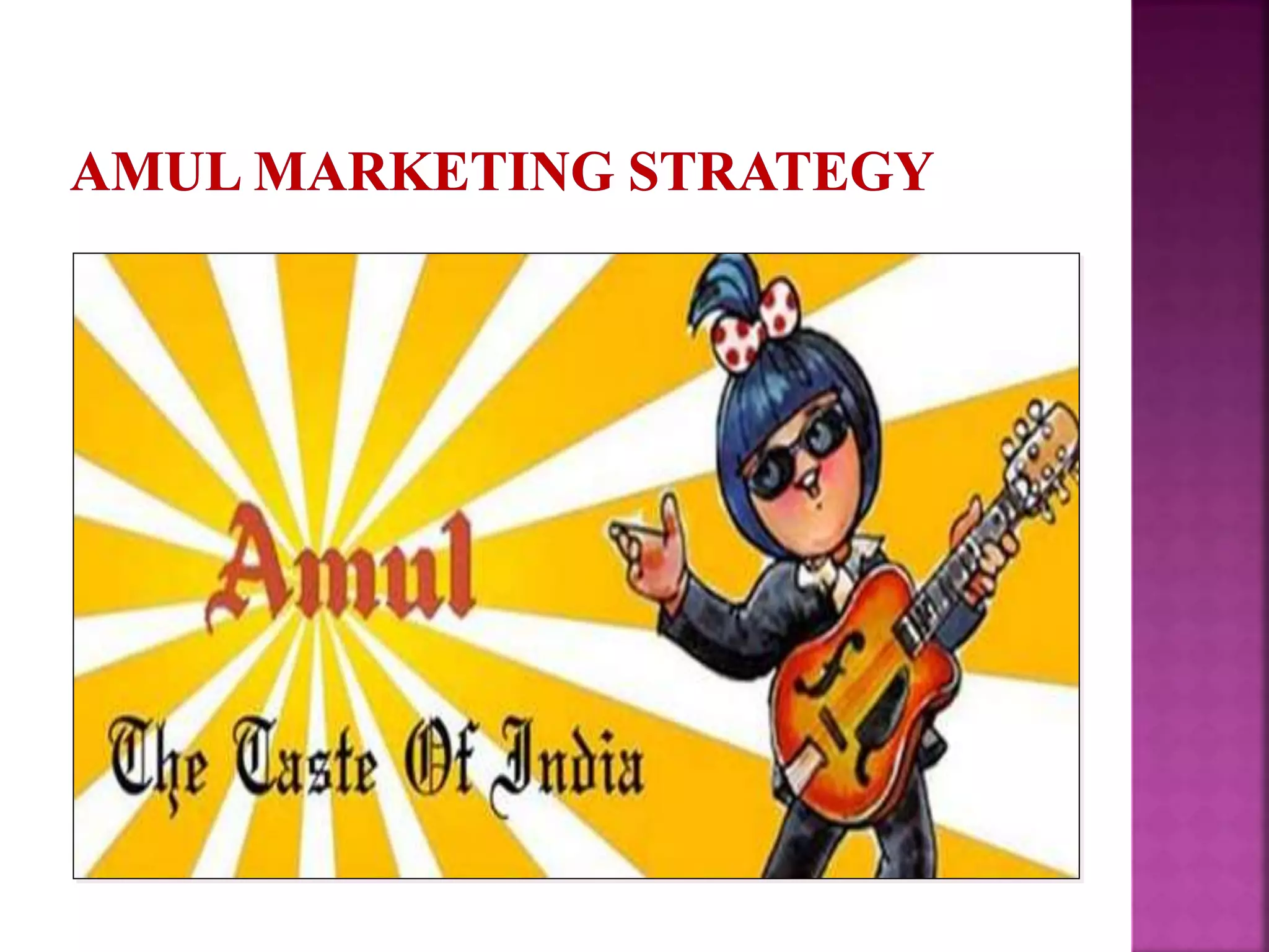 AMUL marketing strategy | PPTX