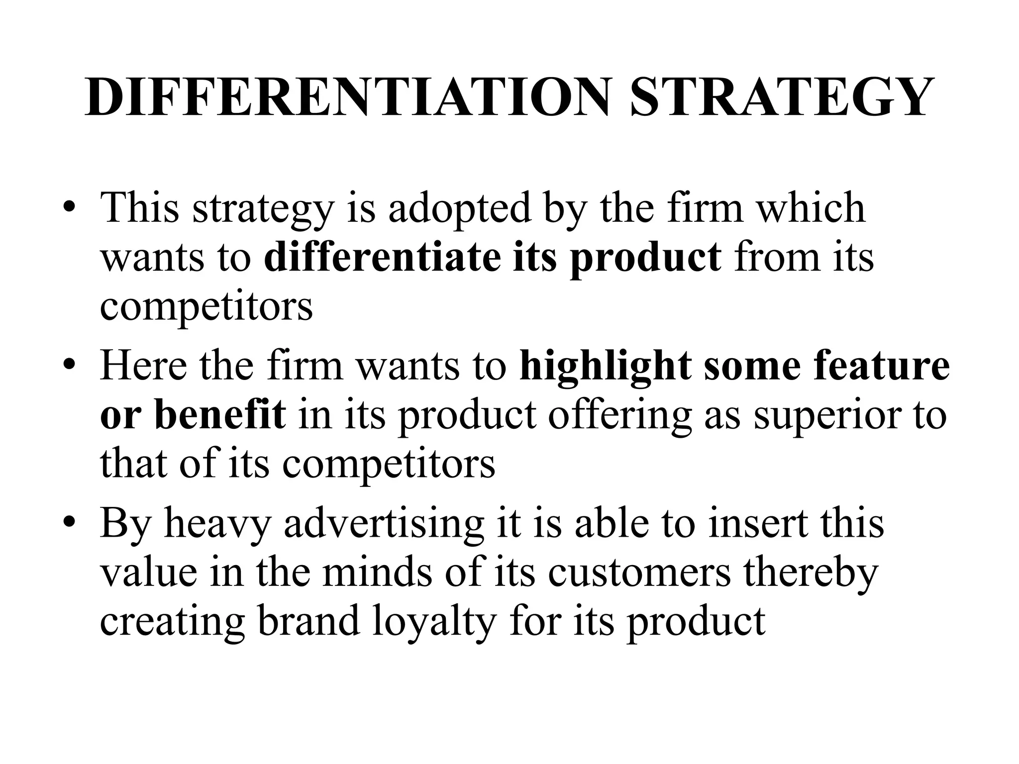 GENERIC COMPETITIVE STRATEGIES | PPTX