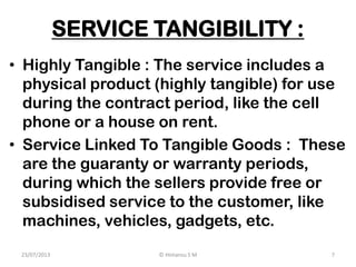 Services Marketing - Nature of Services Marketing | PPTX