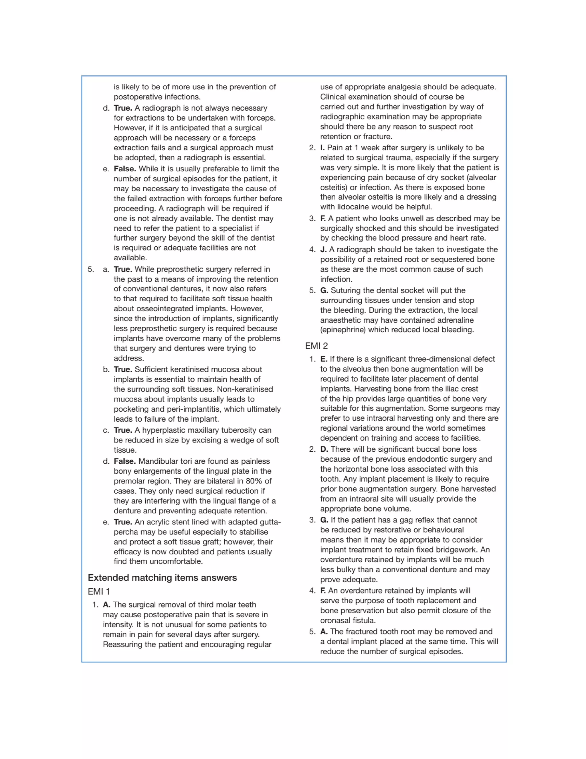 Questions and answers in OMFS | PDF