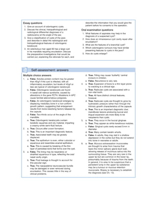 Questions and answers in OMFS | PDF