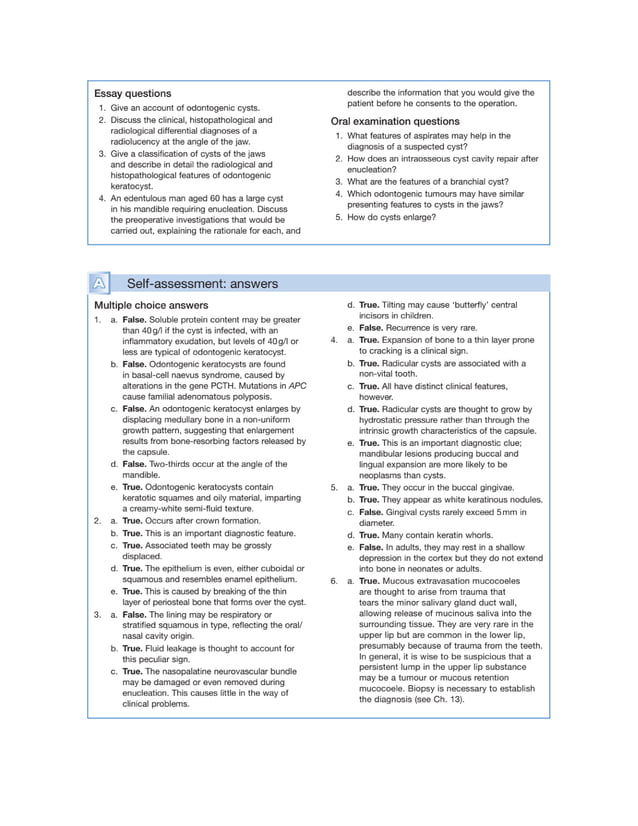 Questions and answers in OMFS | PDF