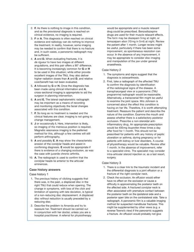 Questions and answers in OMFS | PDF