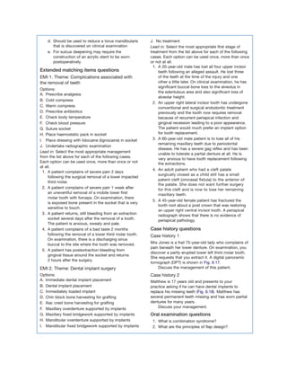 Questions and answers in OMFS | PDF