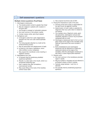Questions and answers in OMFS | PDF