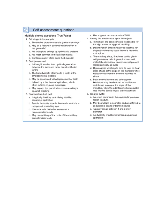 Questions and answers in OMFS | PDF