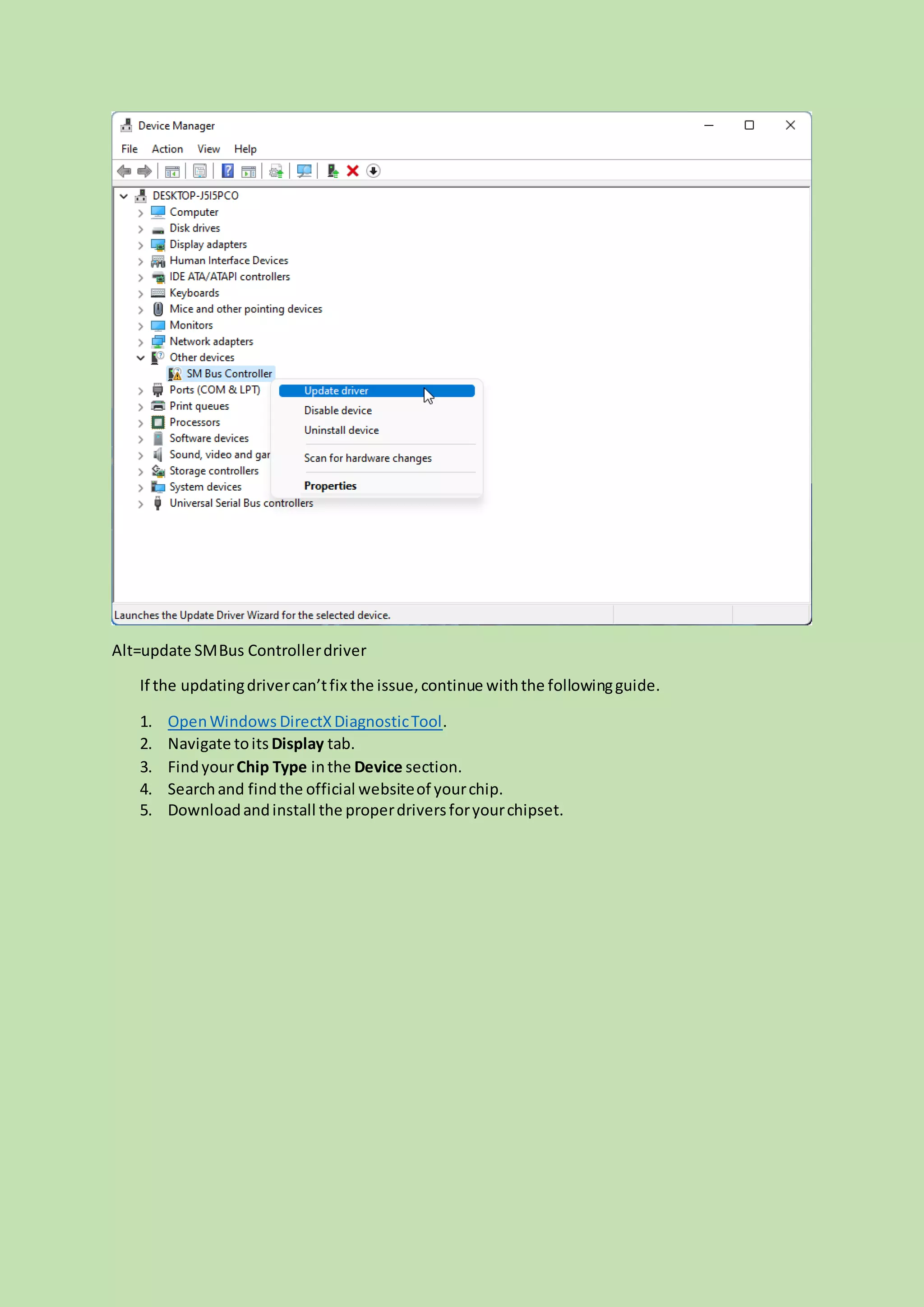 sm bus controller | DOCX