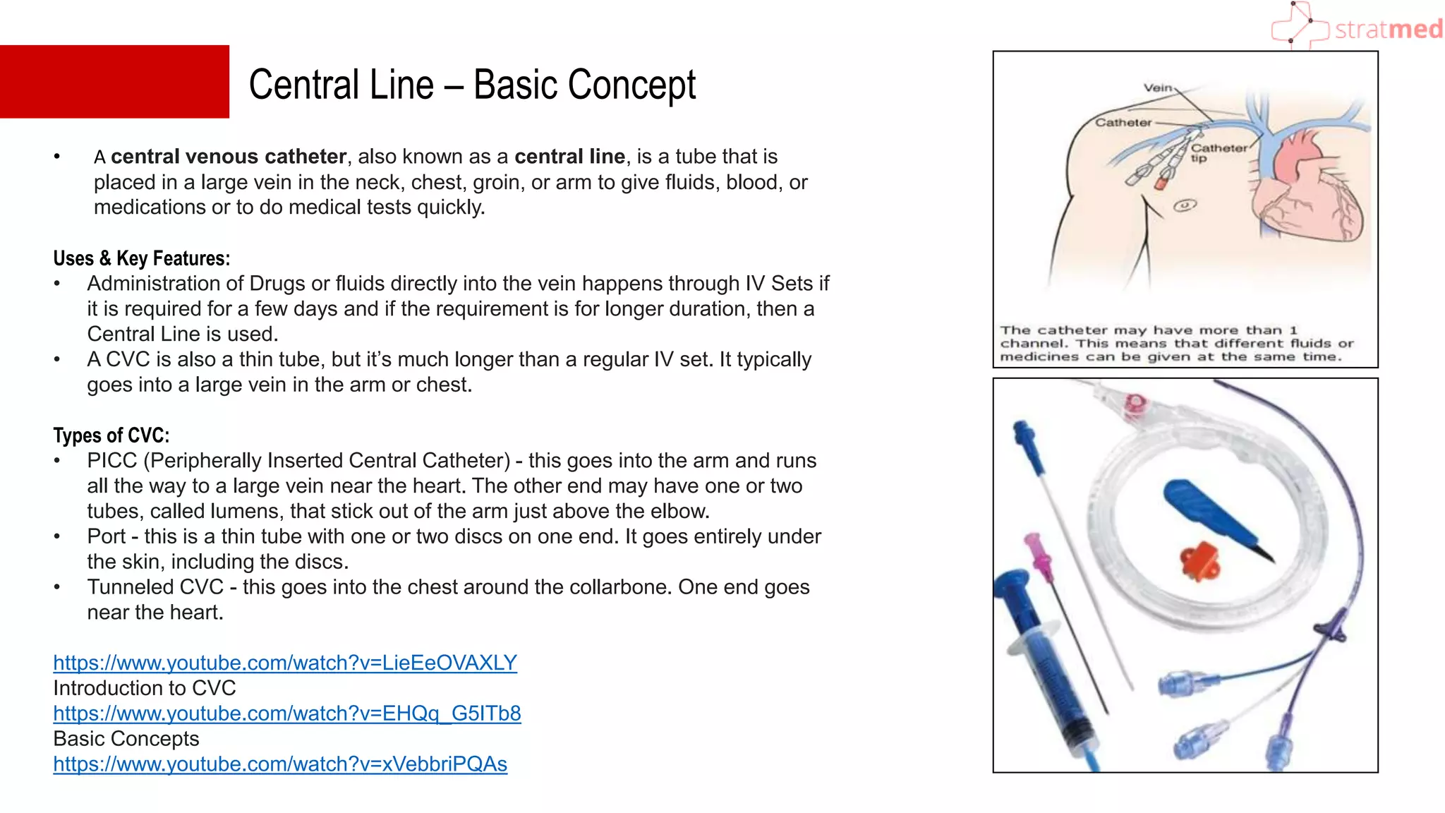 PPT - central line(Central Venous Catheters) | PPTX
