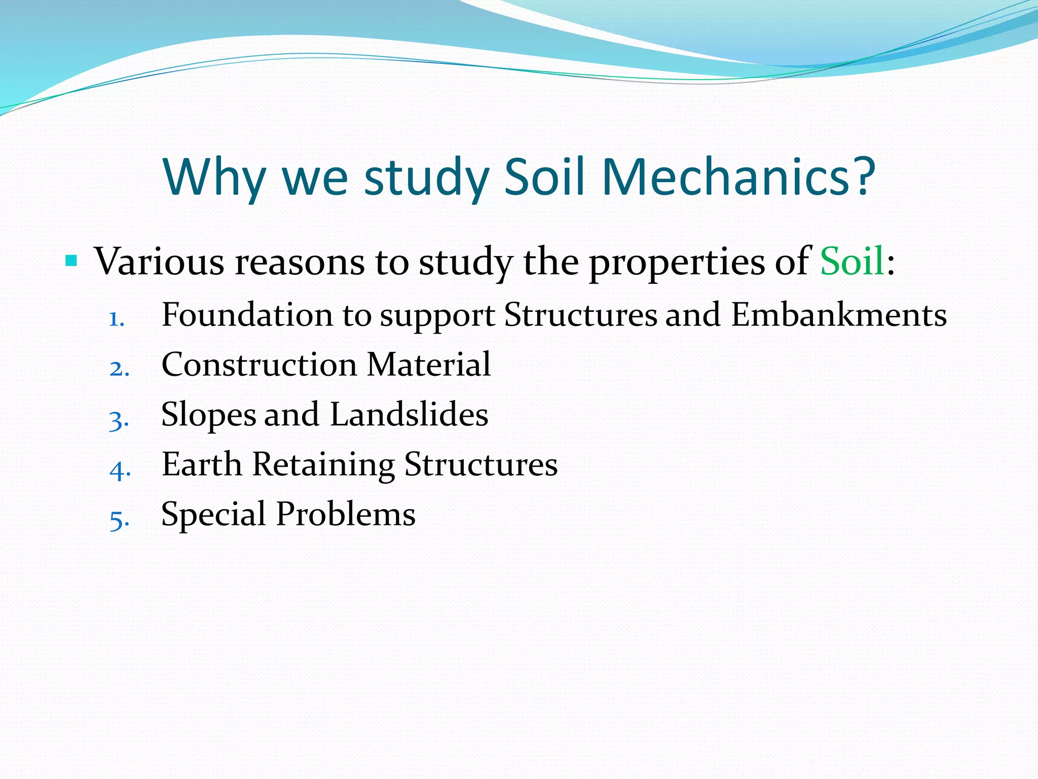 Introduction and types of soil mechanics | PPTX