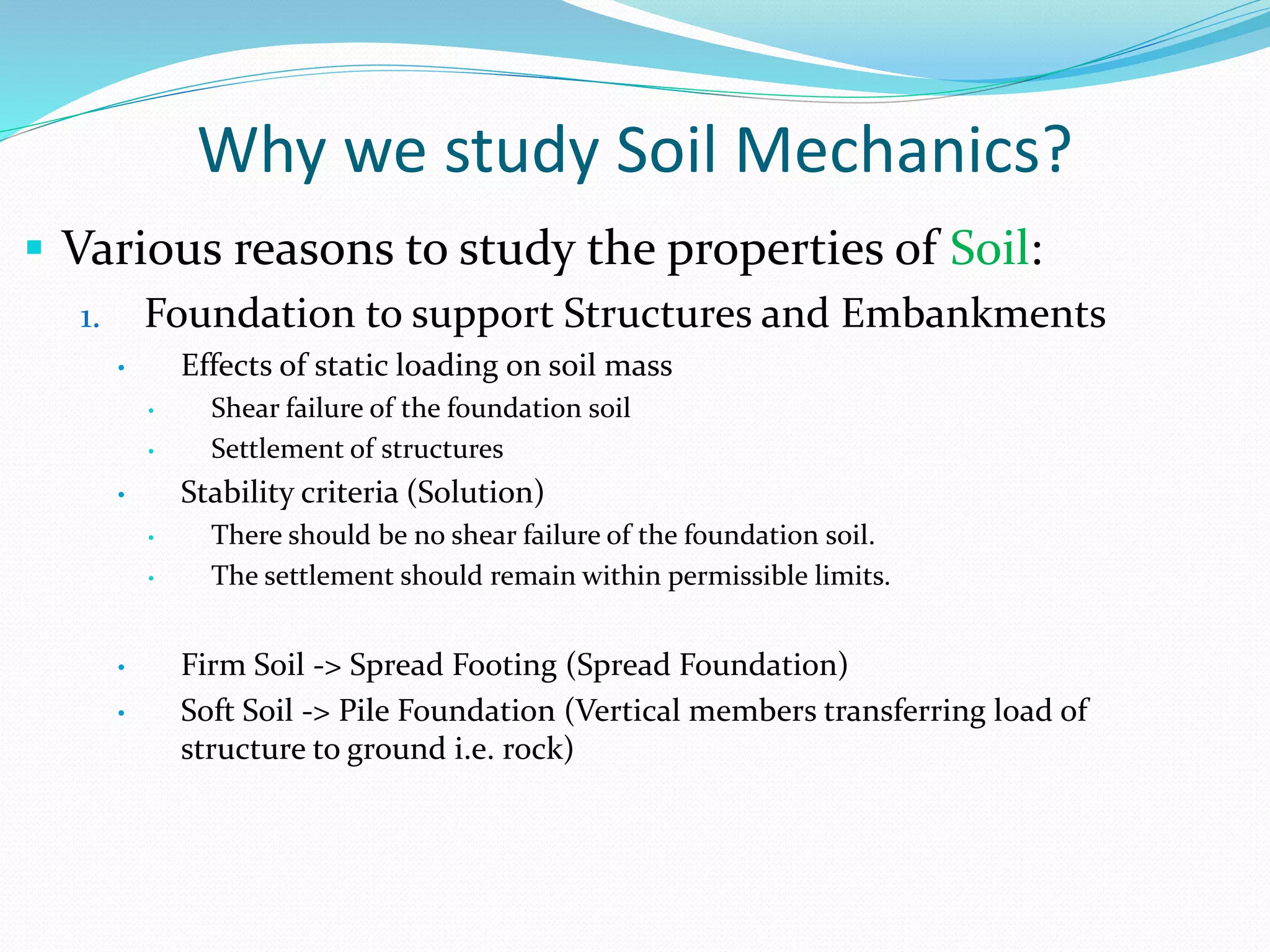 Introduction and types of soil mechanics | PPTX