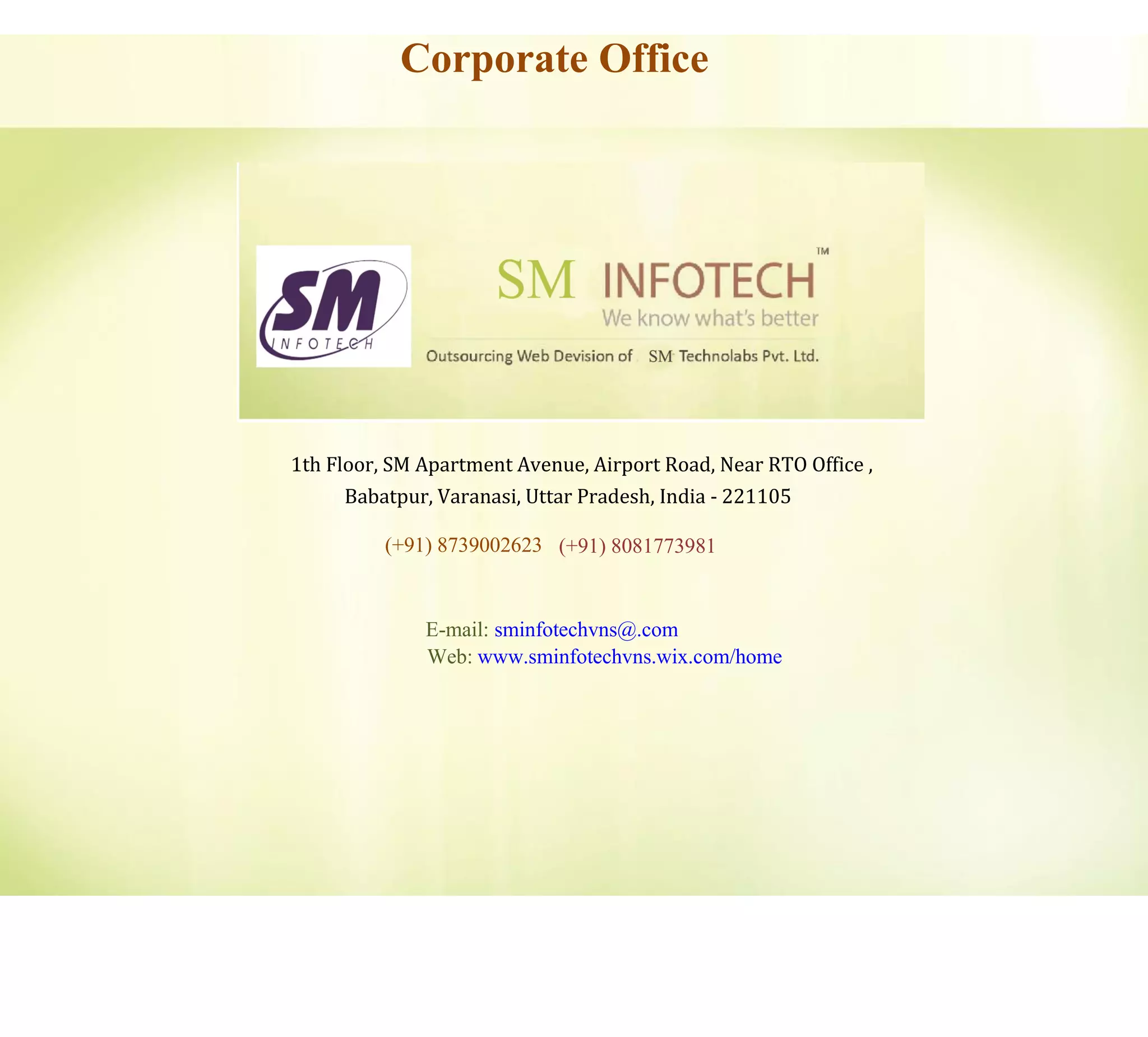 Sm info tech-company-profile | PPT